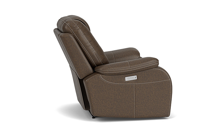 Malibu 3 Power Recliner in Platinum Leather